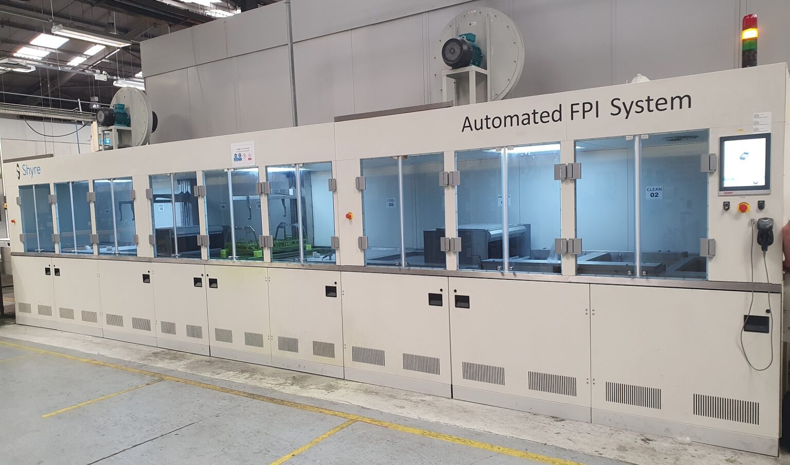 Automatic FPI Machines with Integrated Ultrasonic Cleaning - UnitechShyre